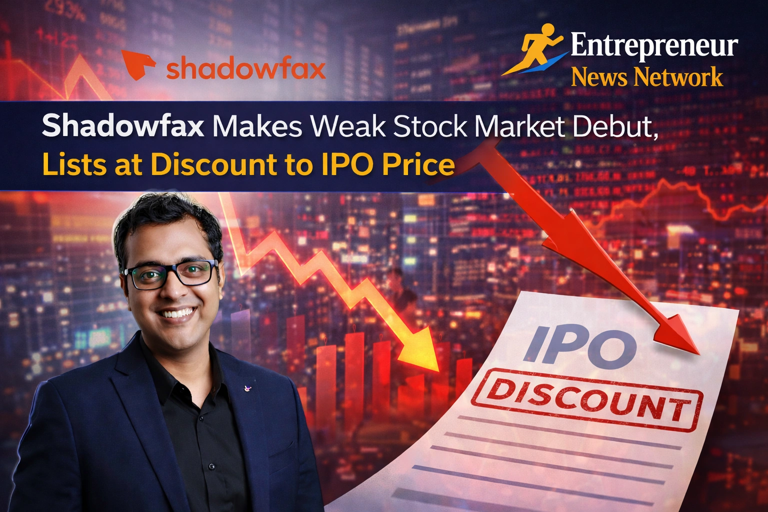 Shadowfax Makes Weak Stock Market Debut, Lists at Discount to IPO Price ...